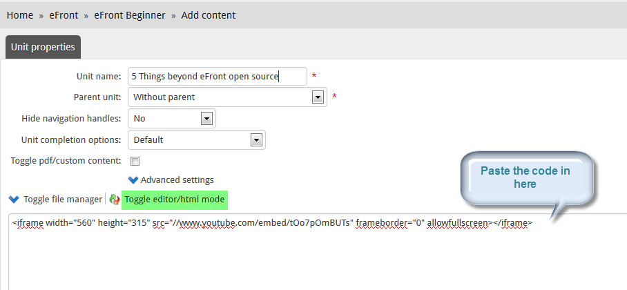 How to add videos to your eFront lessons - eFront Blog