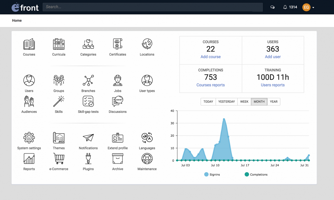 eFrontPro 5 Update Released – eFrontPro Blog